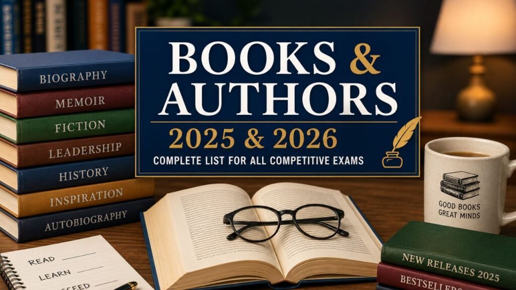 Books and Authors 2025 & 2026: Complete List for All Competitive Exams 2026